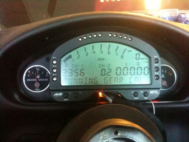 AIM MXL digital dash / datalogger