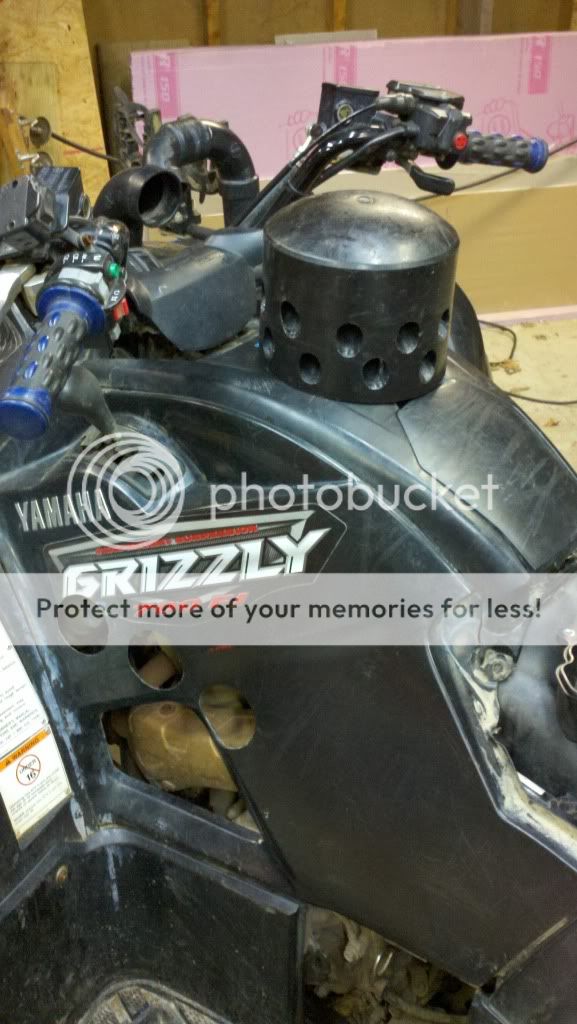 my custom intake | Yamaha Grizzly ATV Forum