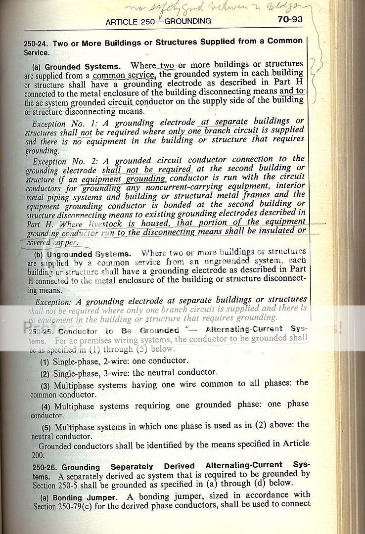 Update Grounding a Buildings Electrical Service | Yesterday's Tractors ...