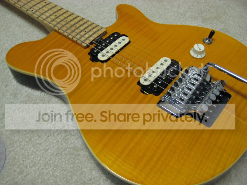 FS: OLP MM1FR Axis with floyd rose and maple cap - Electric Guitars ...